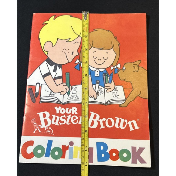 Other | Rare Mint 1959 Buster Browns Advertising Coloring Book 15 Pages 4 Color Unused | Poshmark